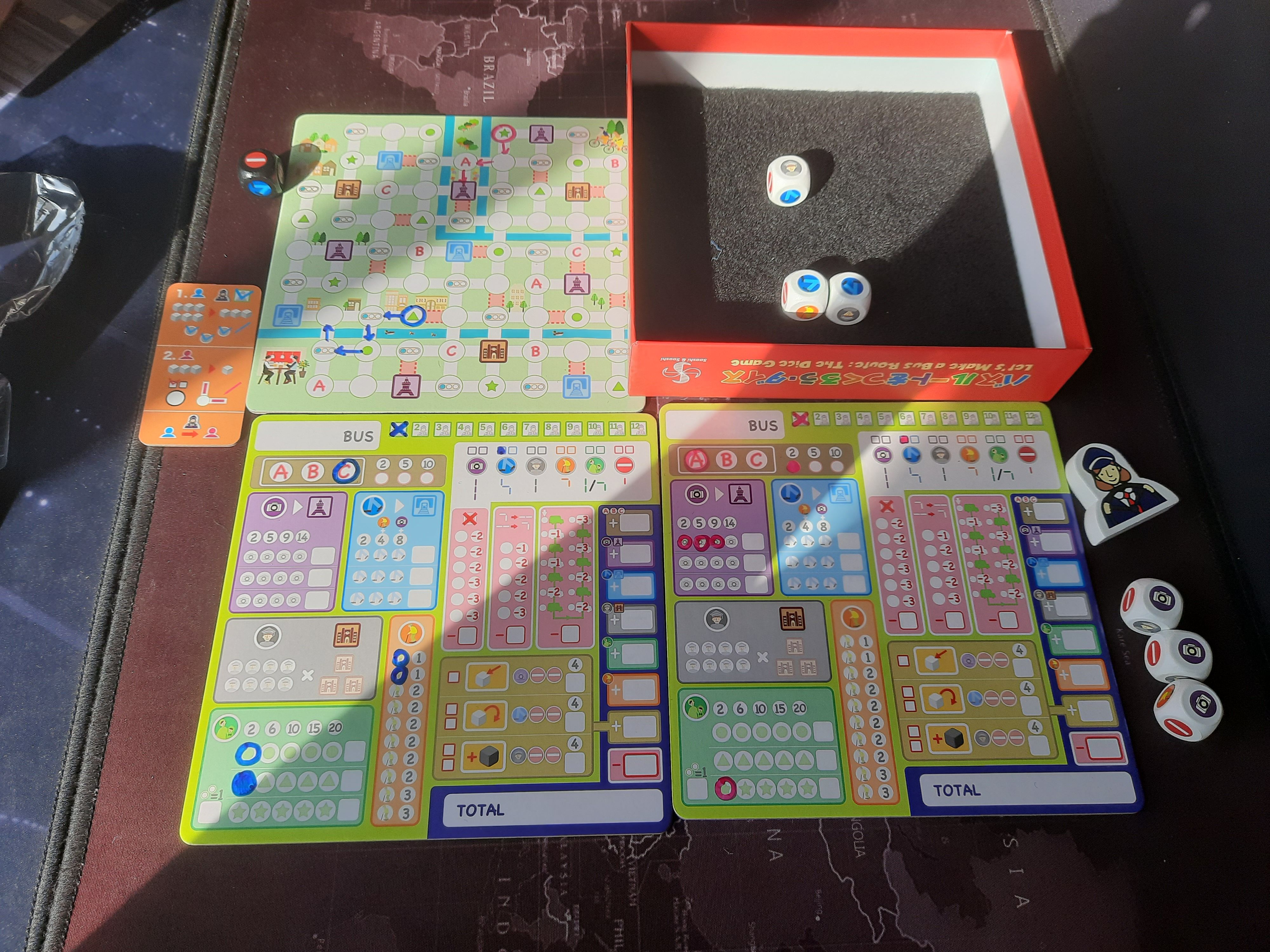 Let's Make a Bus Route: The Dice Game - March 2023 - Play Session ...