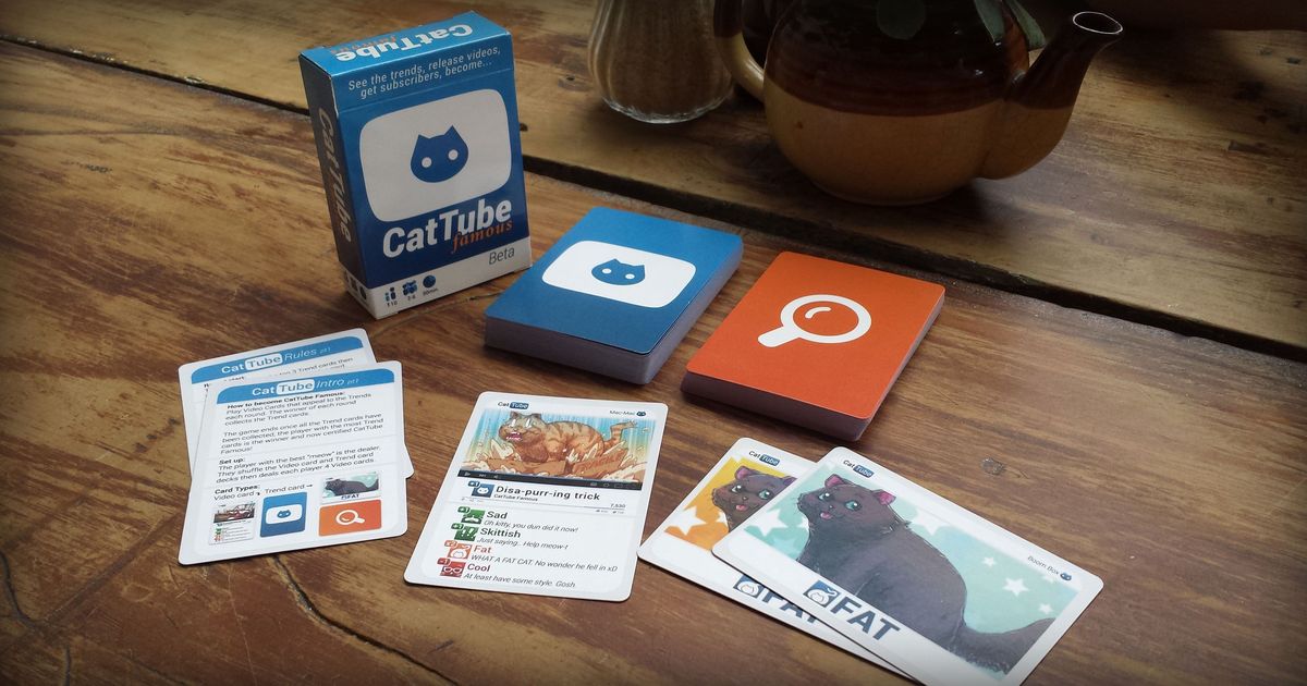 CatTube Famous | Board Game | BoardGameGeek