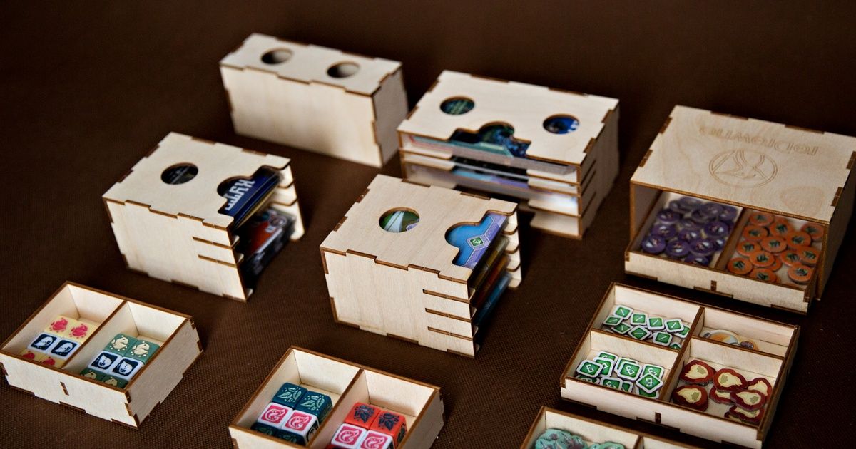 Bór: reDrewno Insert | Board Game Accessory | BoardGameGeek