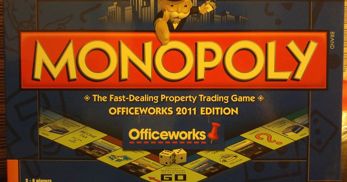 Monopoly: Officeworks | Board Game | BoardGameGeek