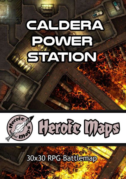 Heroic Maps: Caldera Power Station | RPG Item | RPGGeek