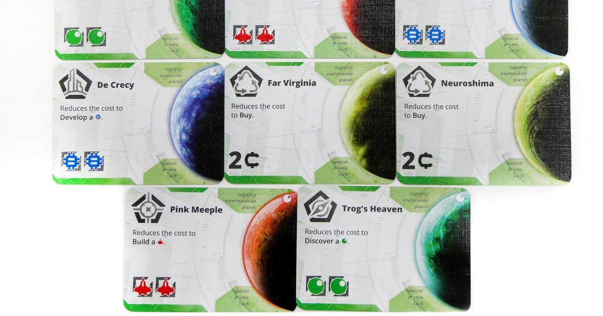 Alien Artifacts: Unique Planets | Board Game Accessory | BoardGameGeek