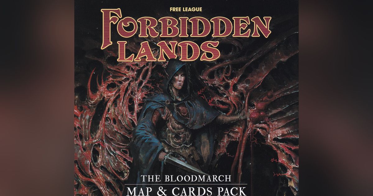 The Bloodmarch - Map & Cards Pack | RPG Item | RPGGeek