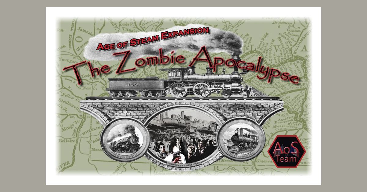 Zombie Apocalypse - Western PA Map | Age of Steam Expansion: The Zombie ...