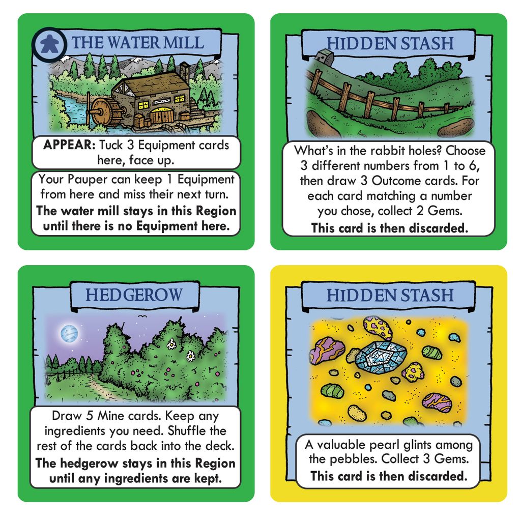 A quick look at the new Region cards from the 2nd edition | Paupers' Ladder