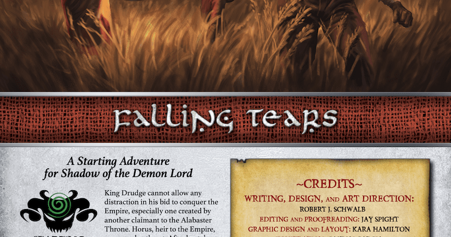 Falling Tears | RPG Item | RPGGeek