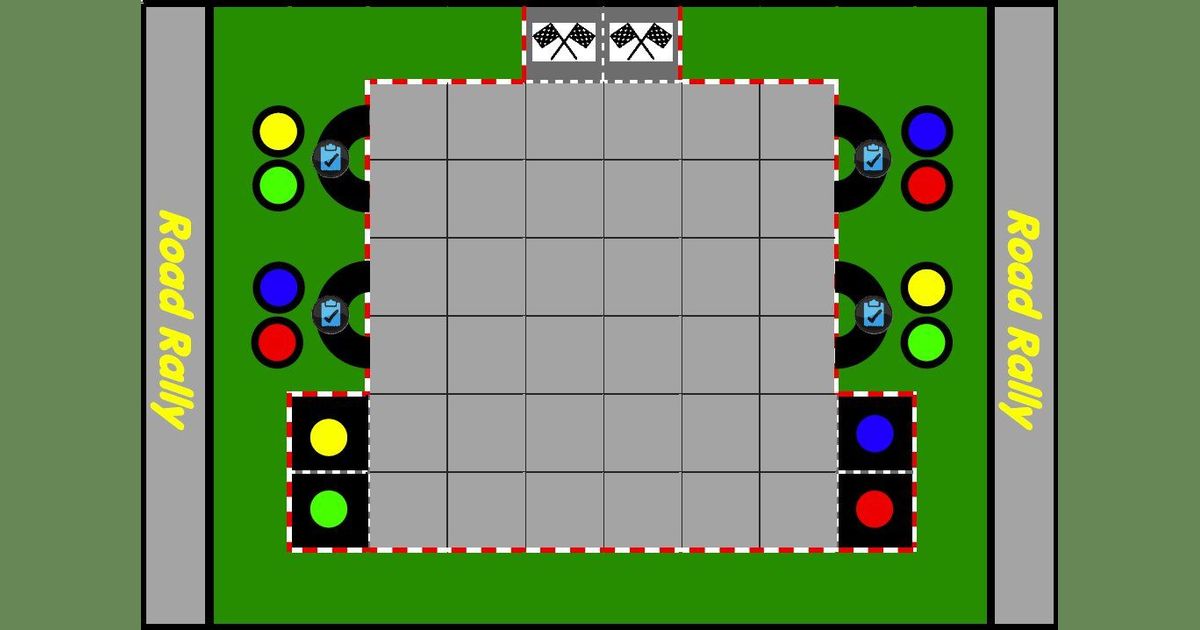 Instructions and Print & Play graphics | Road Rally