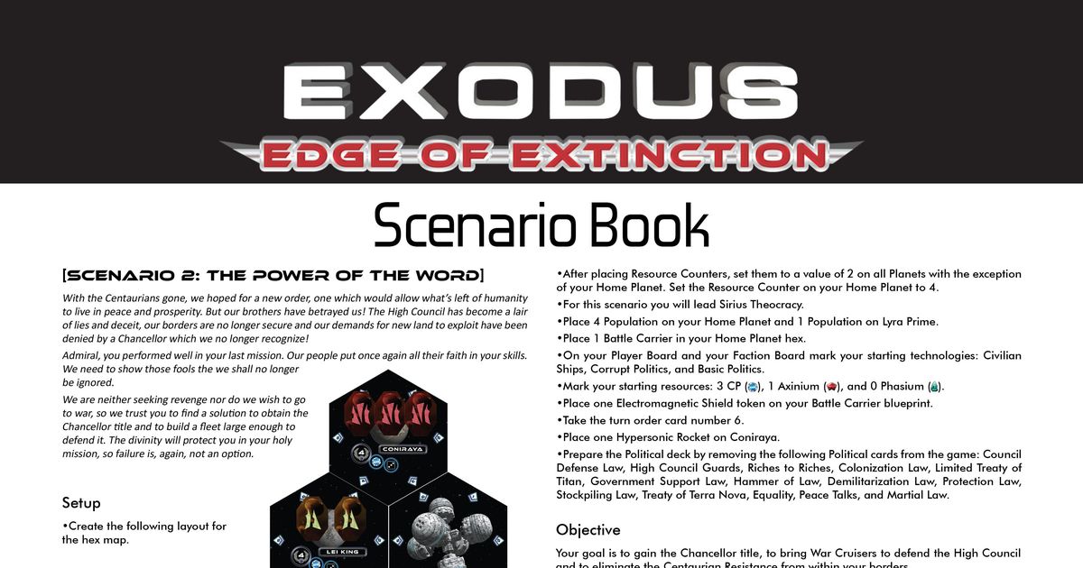 Exodus: Edge of Extinction – Kickstarter Limited Components | Board ...