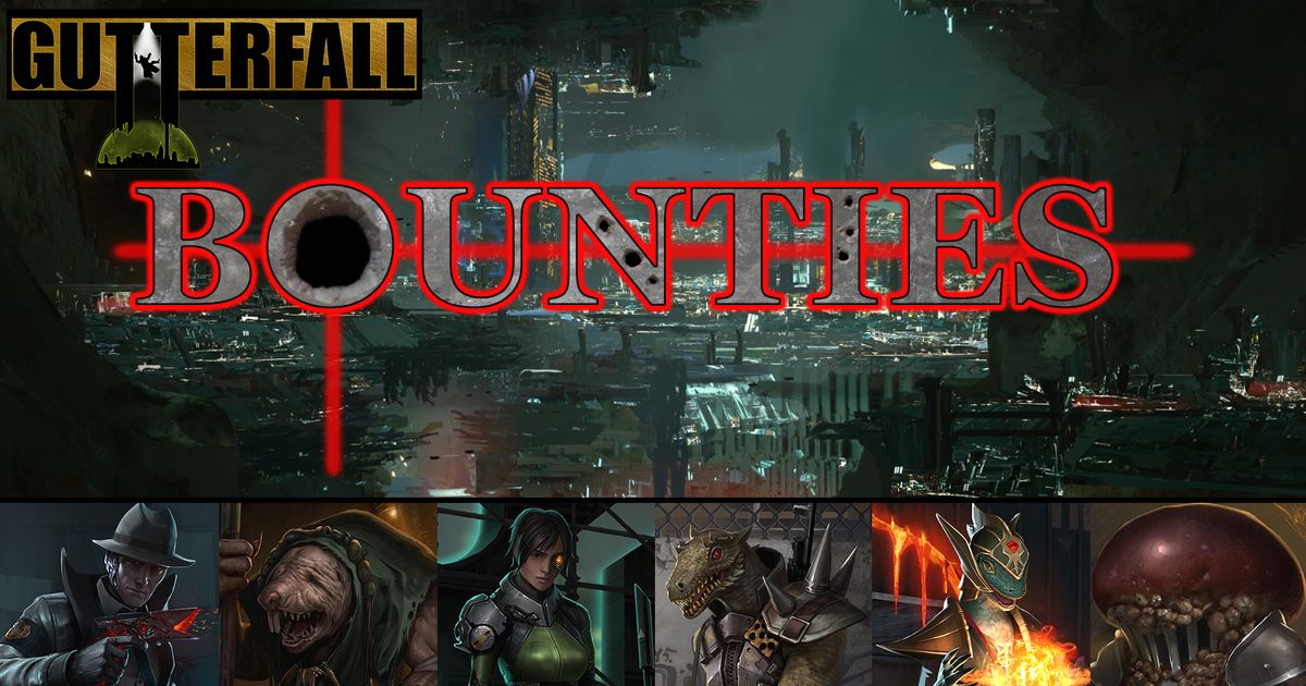Gutterfall: Bounties | Board Game | BoardGameGeek