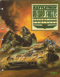 BattleTech Record Sheets Volume Five: Vehicles | Board Game | BoardGameGeek