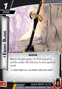 Custom Content Review: Black Knight (hero) | Marvel Champions: The Card ...