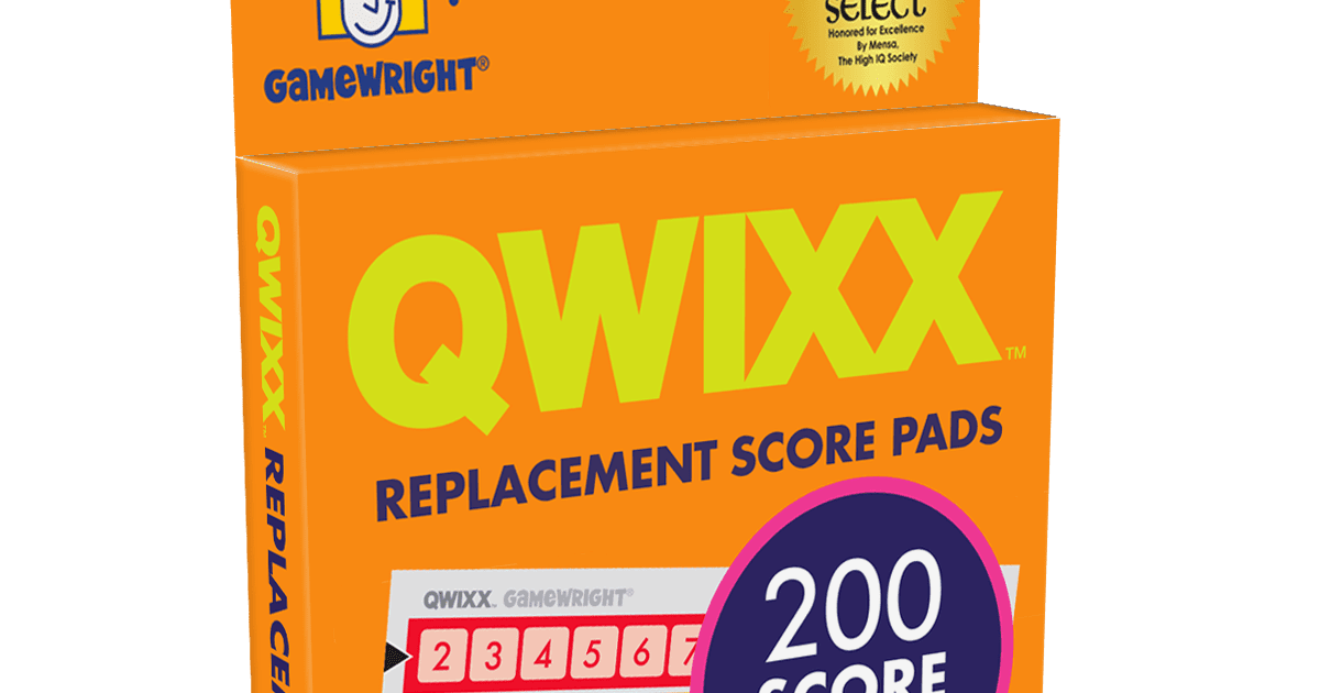 Qwixx: Replacement Pads | Board Game Accessory | BoardGameGeek