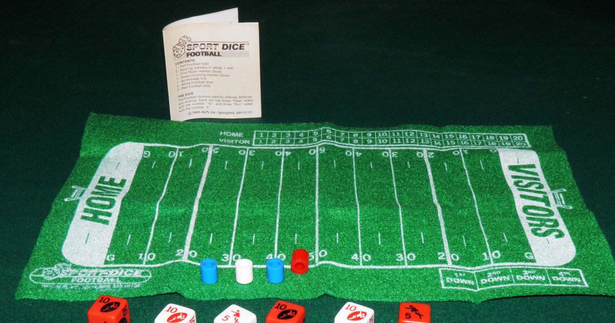 Sport Dice Football | Board Game | BoardGameGeek