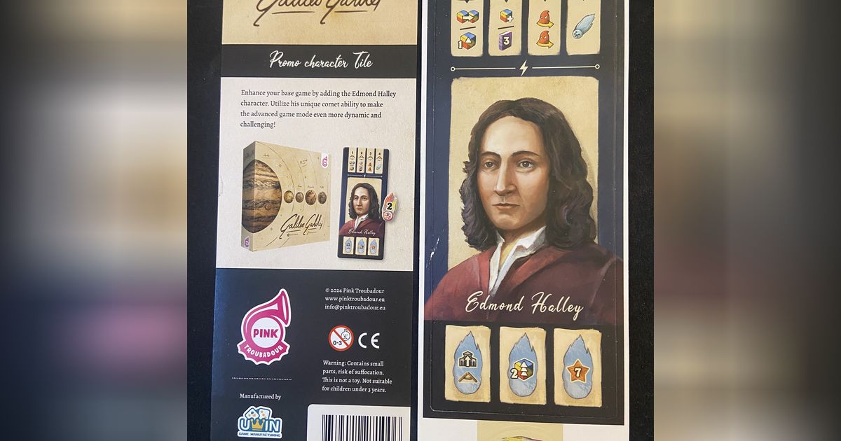 Galileo Galilei: Edmond Halley Promo | Board Game | BoardGameGeek
