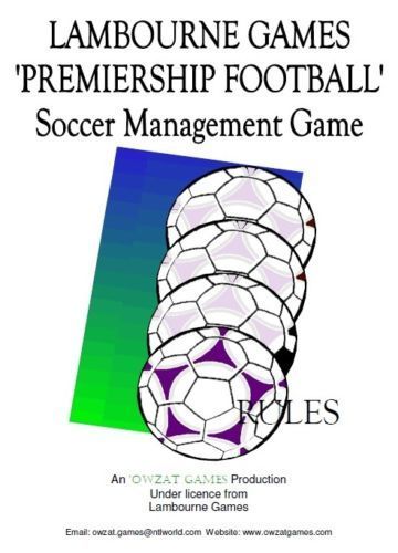 Premiership Football | Board Game | BoardGameGeek
