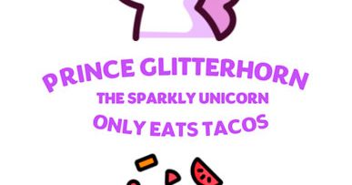 Prince Glitterhorn the Sparkly Unicorn Only Eats Tacos | Board Game | BoardGameGeek