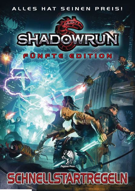 Shadowrun Quick-Start Rules (5th Ed) | RPG Item | RPGGeek
