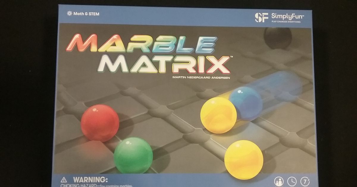 Marble Matrix | Board Game | BoardGameGeek