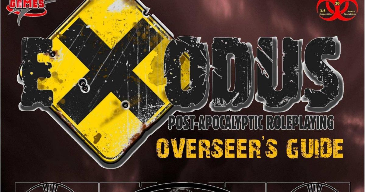 Exodus Post-Apocalyptic RPG Overseer's Guide | RPG Item | RPGGeek