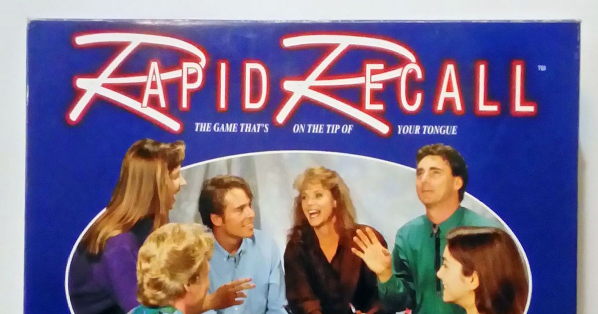 Rapid Recall | Board Game | BoardGameGeek