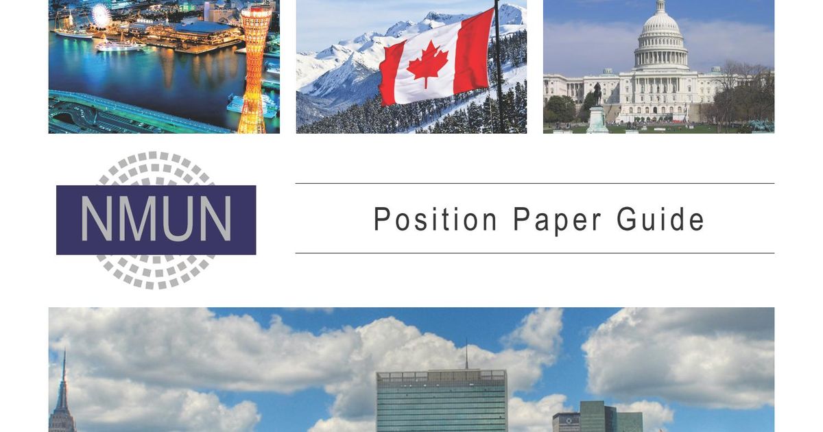 NMUN Position Paper Guide | RPG Item | RPGGeek