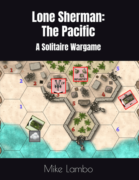 Counter Sheet | Lone Sherman: The Pacific – A Solitaire Wargame