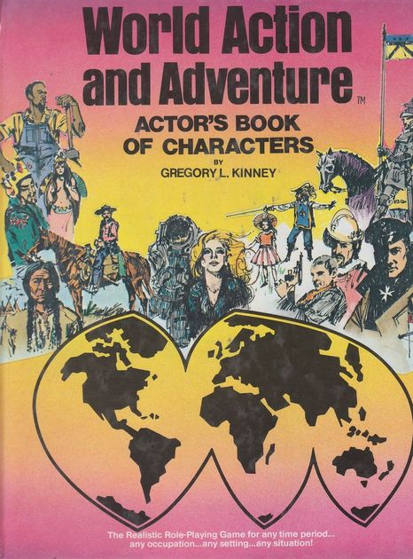 World Action and Adventure: Actor's Book of Characters | RPG Item | RPGGeek