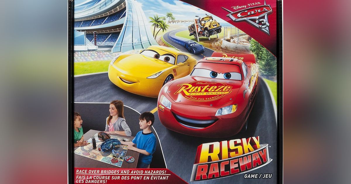 Disney Pixar Cars 3: Risky Raceway Game | Board Game | BoardGameGeek