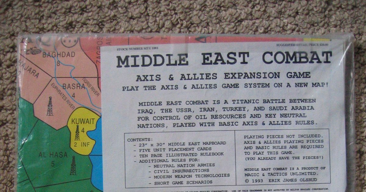 Middle East Combat | Board Game | BoardGameGeek