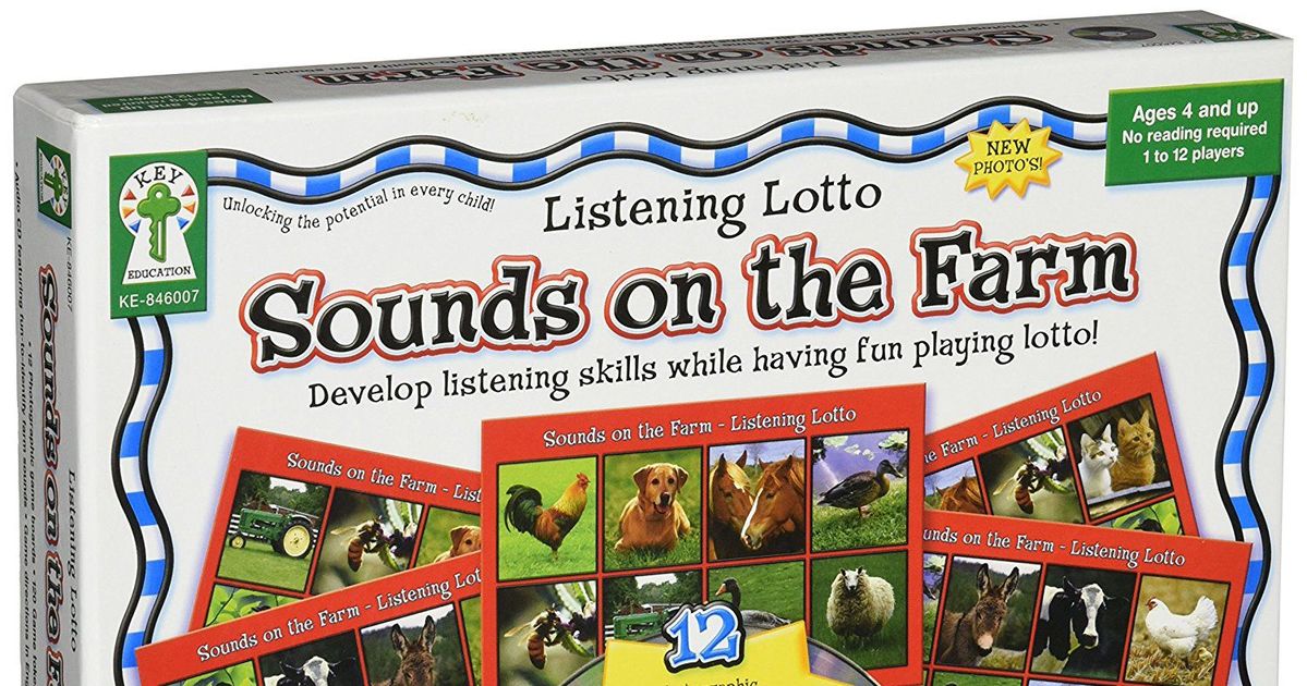 Listening Lotto: Sounds on the Farm | Board Game | BoardGameGeek