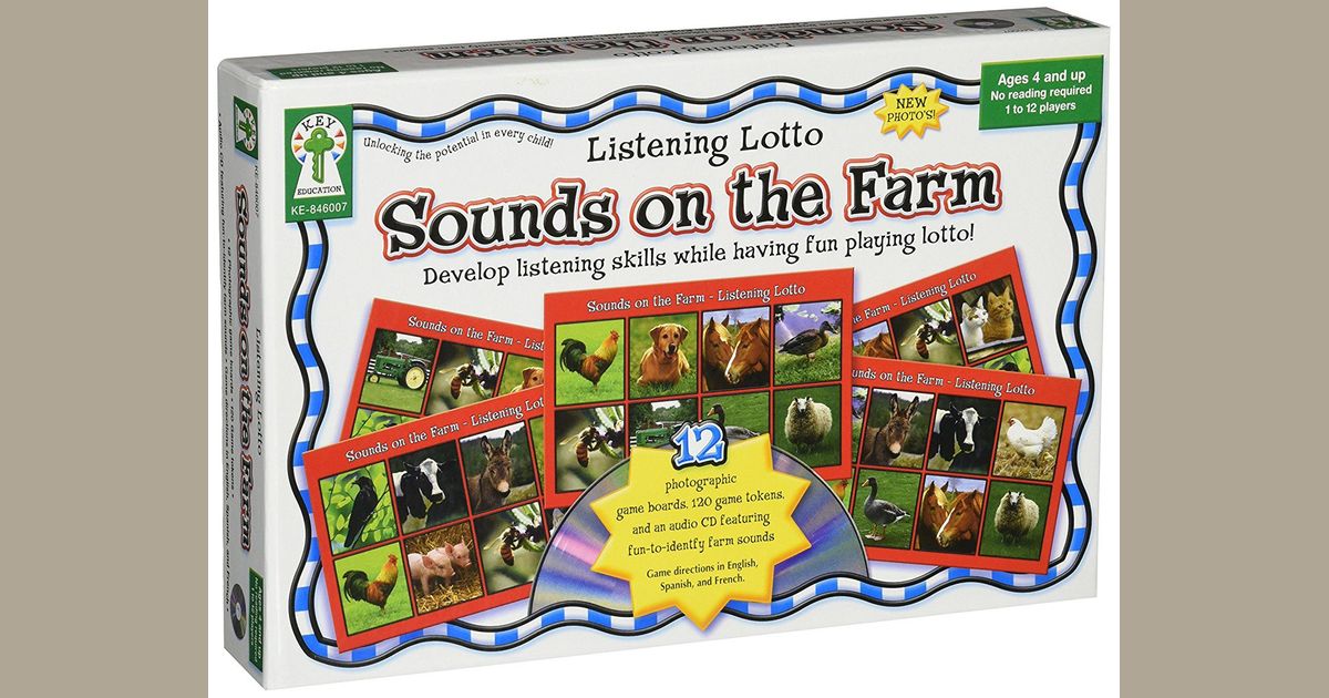 Listening Lotto: Sounds on the Farm | Board Game | BoardGameGeek