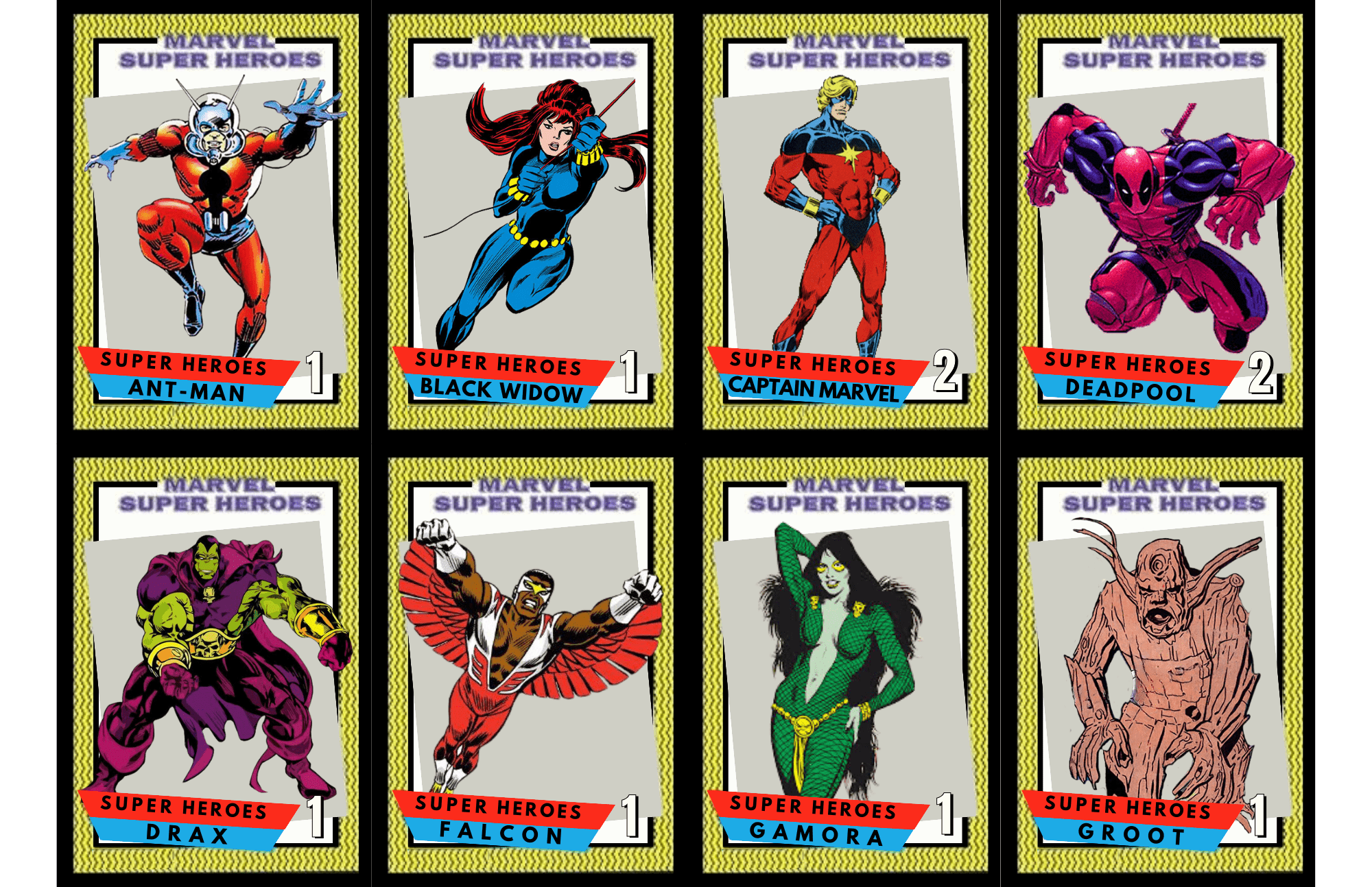 Marvel Super Heroes Game - Unofficial Expansion Cards | Marvel Super ...