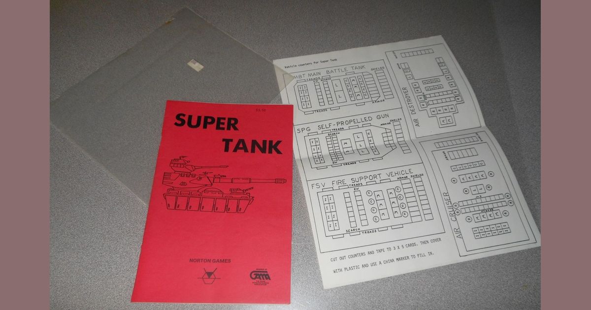 Super Tank | Board Game | BoardGameGeek