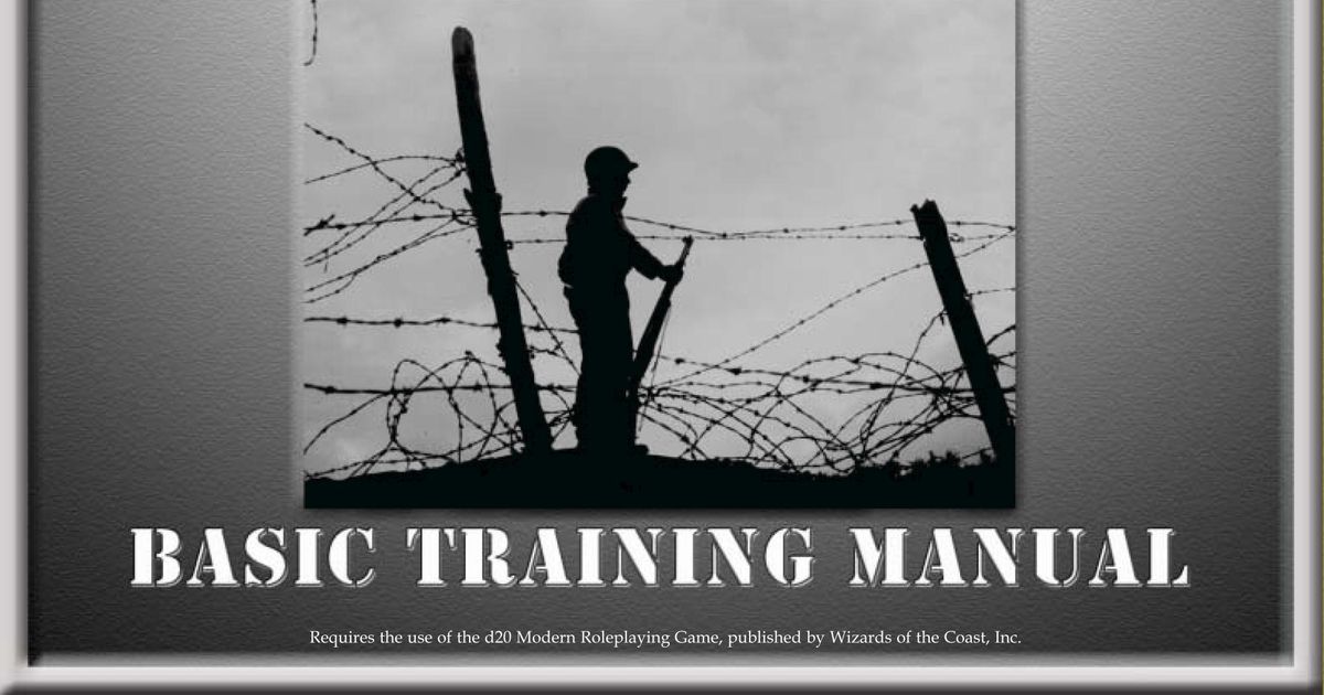 Basic Training Manual | RPG Item | RPGGeek