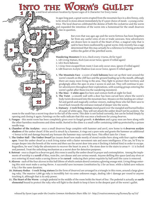Into the Worm's Gullet | RPG Item | RPGGeek