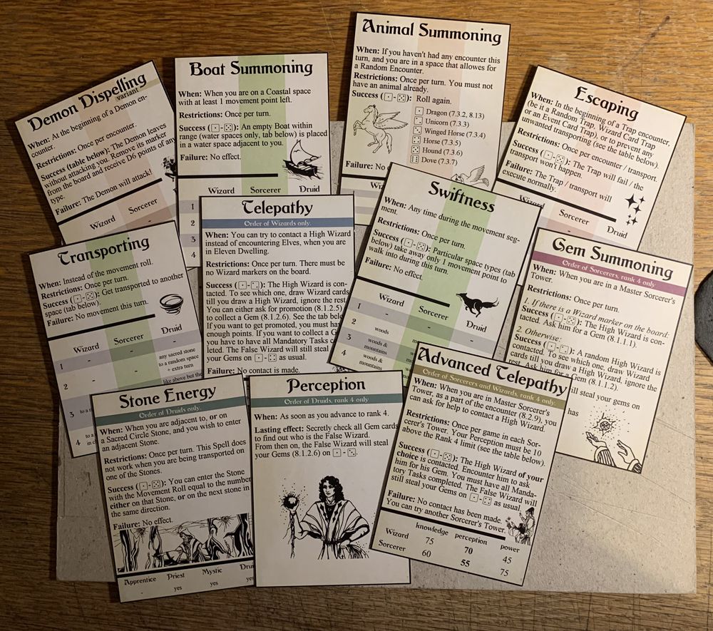 Magical Spell cards | Wizards