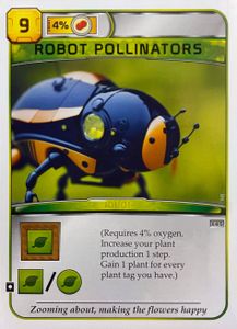 Terraforming Mars: Robot Pollinators Promo Card | Board Game ...