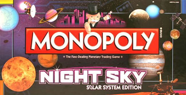 Monopoly: Night Sky Solar System Edition | Board Game | BoardGameGeek