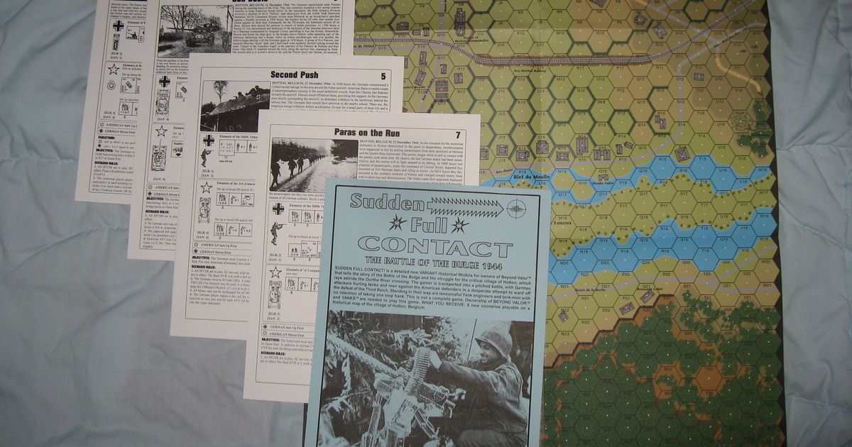 Sudden Full Contact: The Battle of the Bulge 1944 | Board Game ...