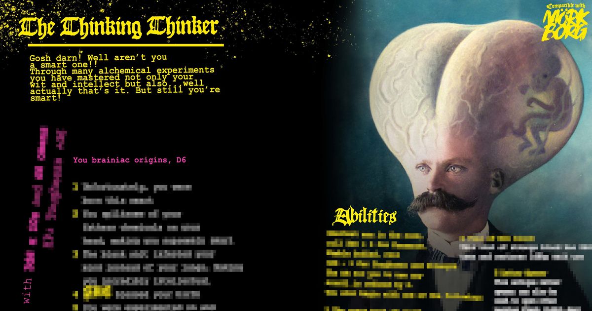 The Thinking Thinker | RPG Item | RPGGeek