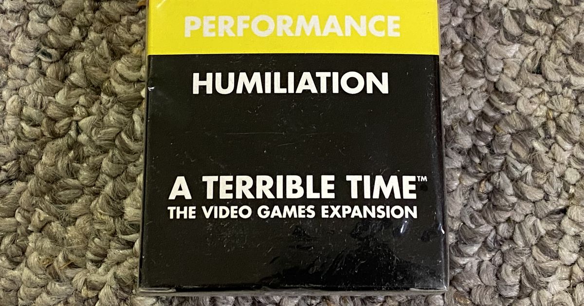 A Terrible Time: The Video Games Expansion | Board Game | BoardGameGeek