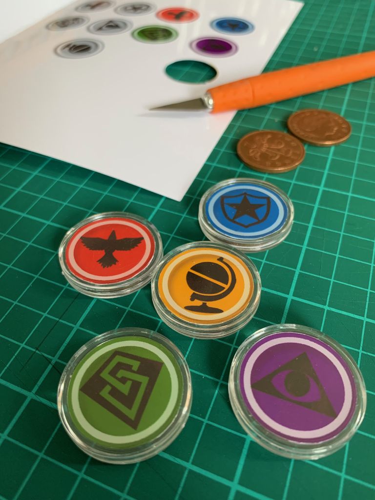 Generic Investigator Tokens for 26mm coin capsules (role-based ...