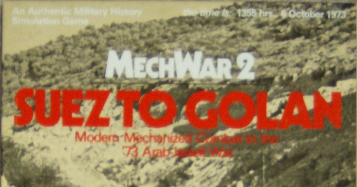 MechWar 2: Suez to Golan | Board Game | BoardGameGeek