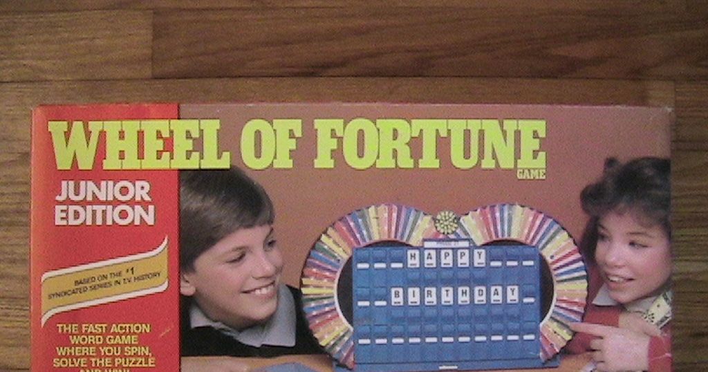 Wheel of Fortune Game Junior Edition | Board Game | BoardGameGeek