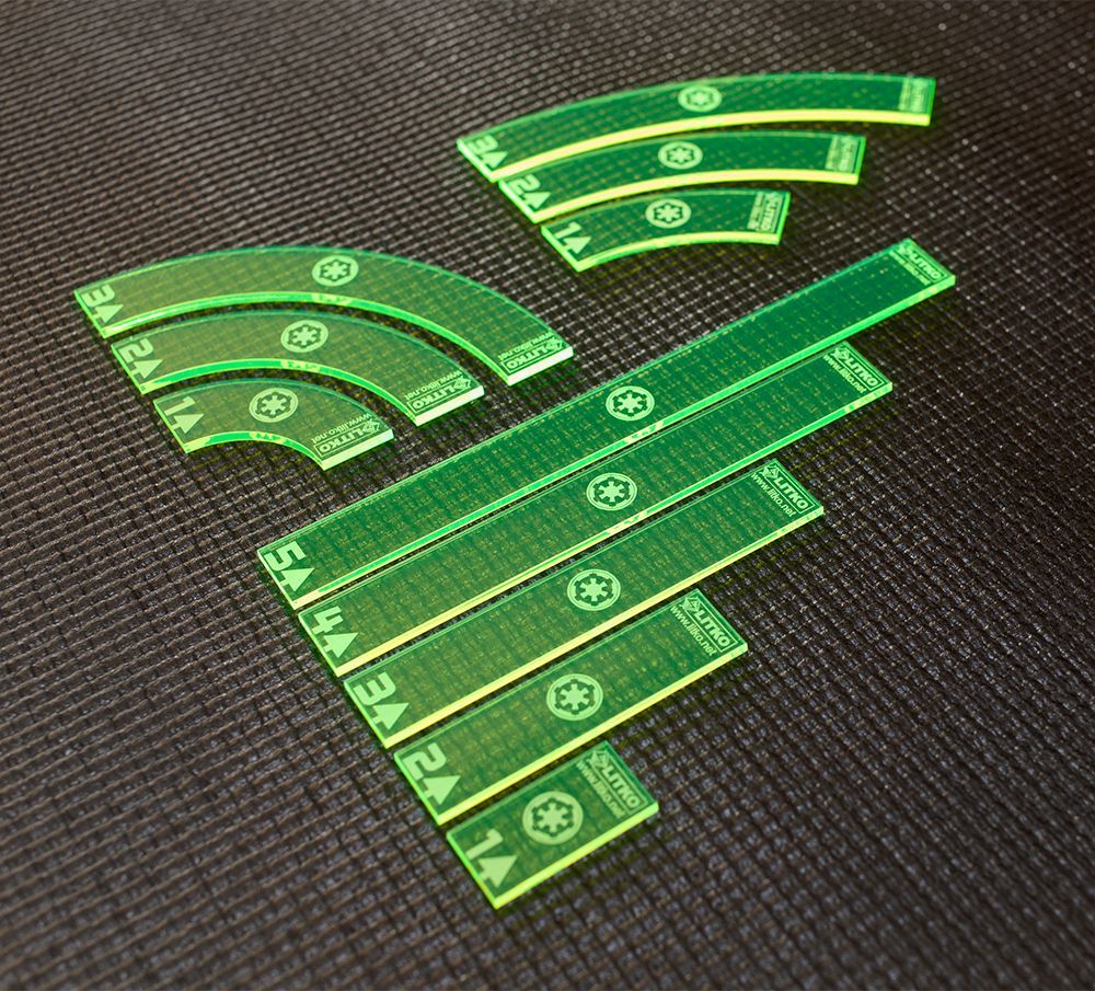 For the love of gaming: X-Wing storage solution, acrylic templates, and ...