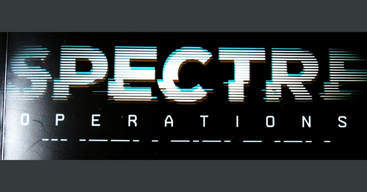 Quick reference sheet? | Spectre: Operations