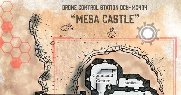 Drone Control Station DCS-MC404 "Mesa Castle" | RPG Item | BoardGameGeek