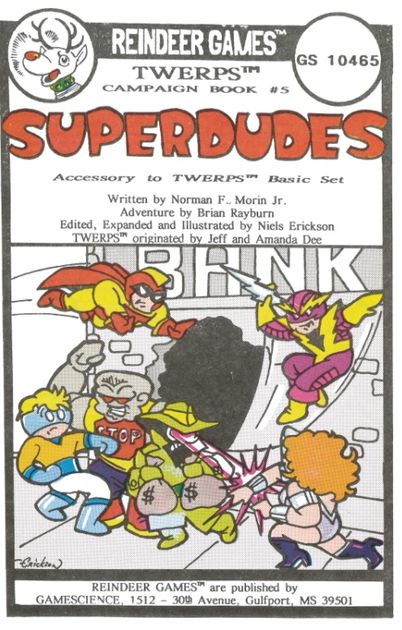 TWERPS Campaign Book #05: TWERPS Superdudes | RPG Item | RPGGeek