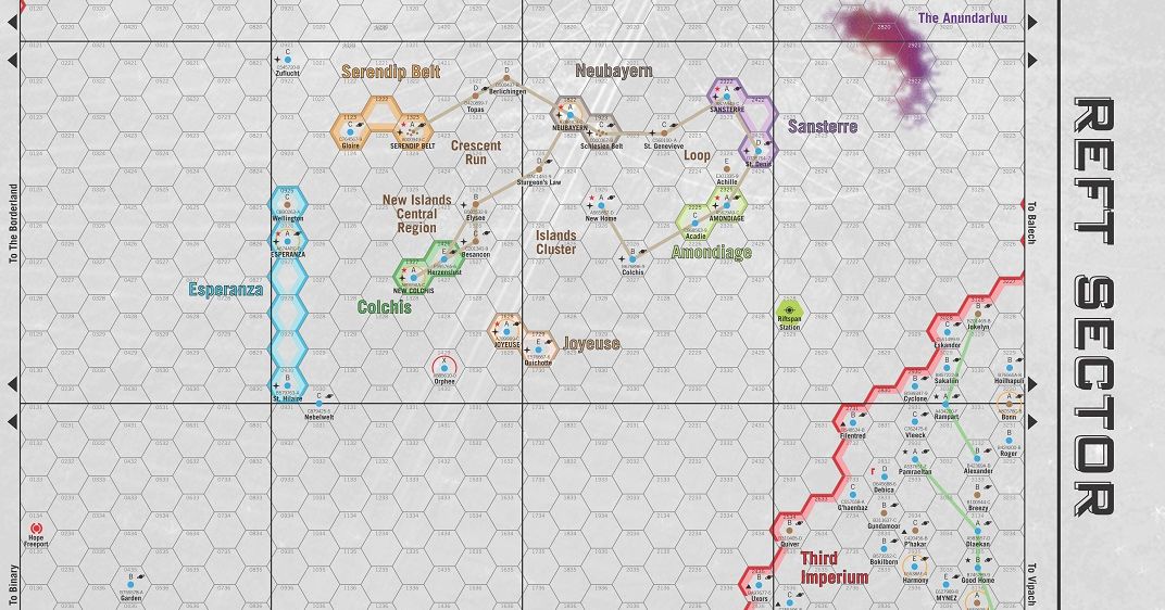 Reft Sector Map Pack | RPG Item | BoardGameGeek
