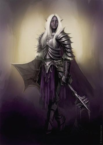 female drow warlock